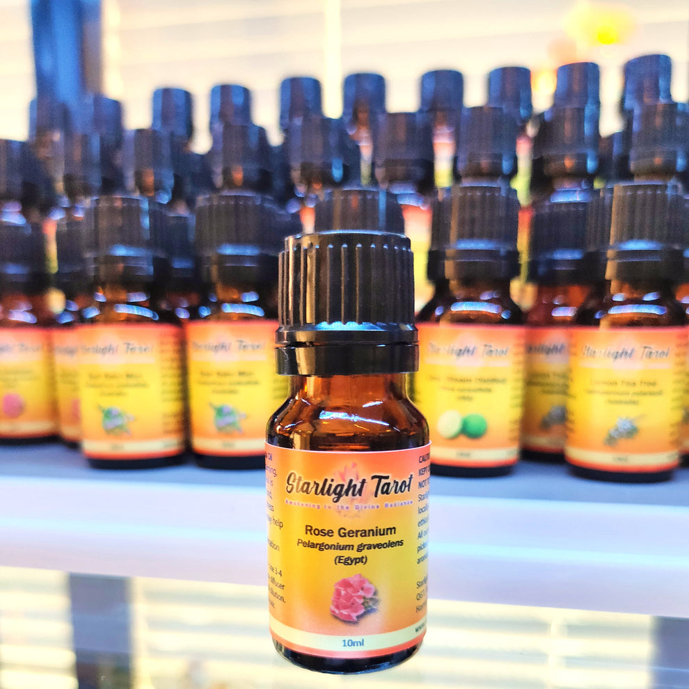 Starlight Tarot - Rose Geranium Essential Oil 10ml – Starlight⭐Tarot